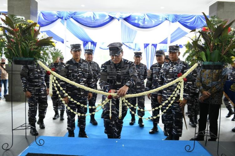 Kasal Resmikan Renovasi Gedung Mako Puspomal di Jakarta Utara